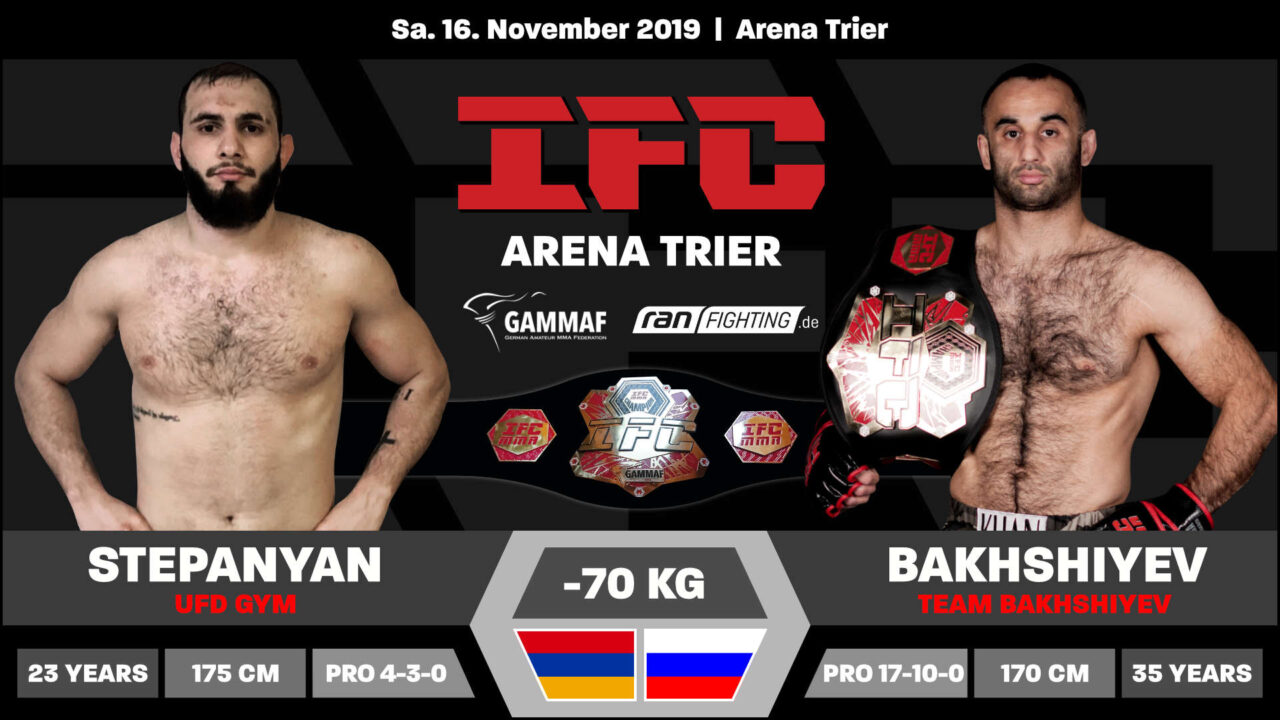 IFC 14 – 16. November 2019 – Arena Trier – Integra Fighting Championship