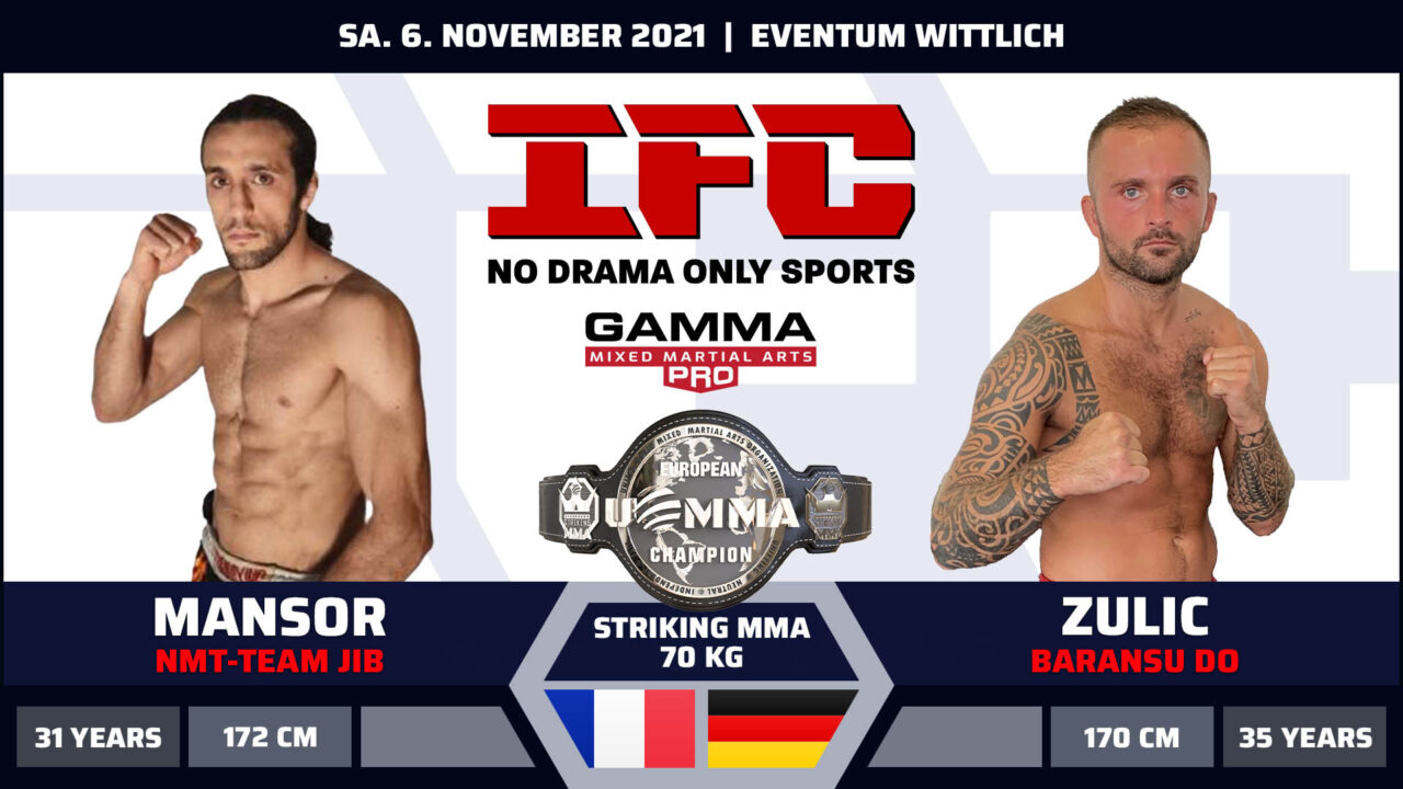 IFC 15 – 6. November 2021 – Eventum Wittlich – Integra Fighting ...